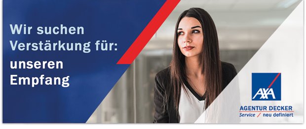 AXA Köln Claus Decker oHG | Aktuelle Stellenangebote
